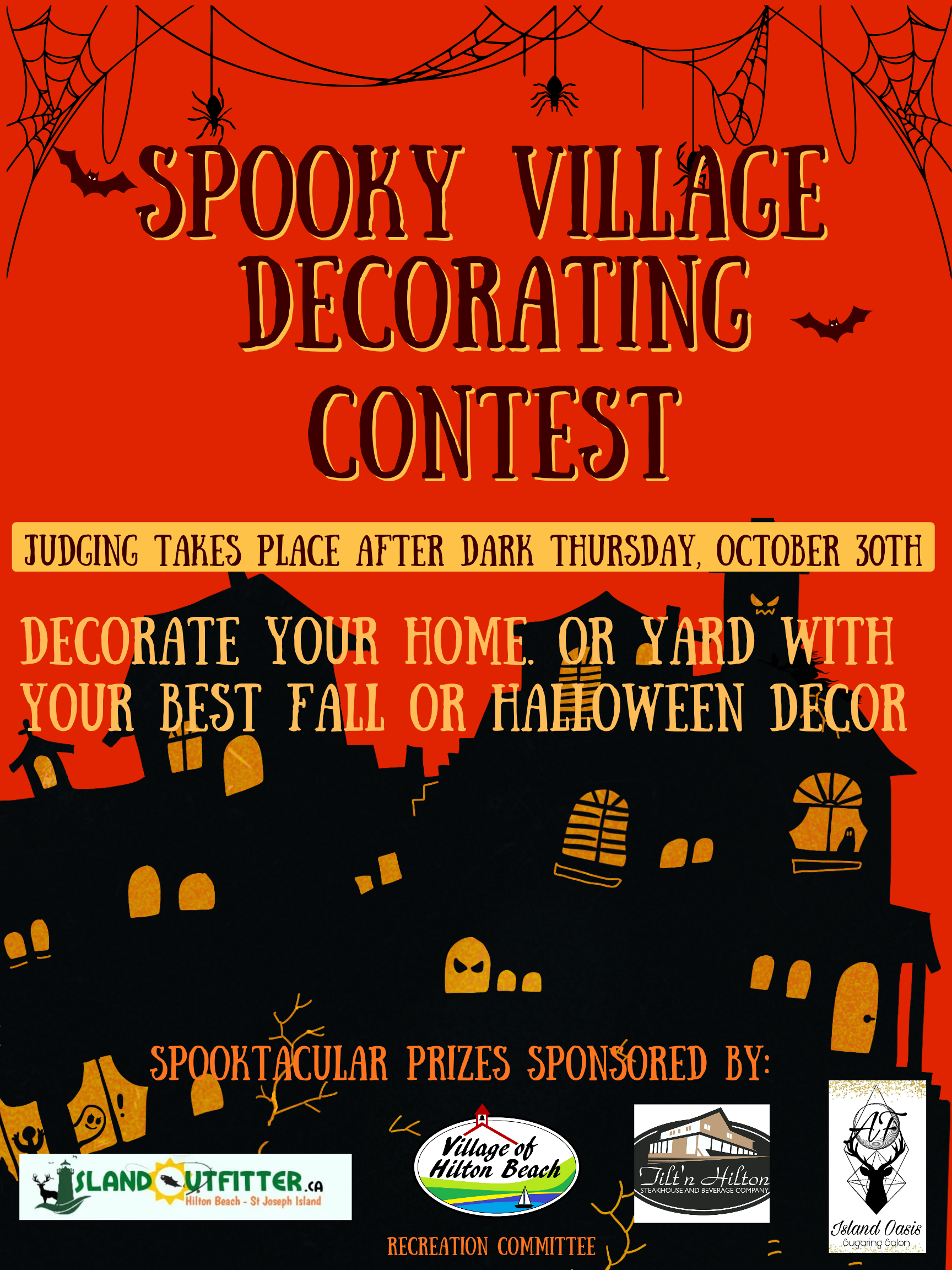 Spooky Village Decorating Contest Judge Results – Village of Hilton Beach